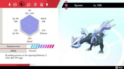 Shiny 6IV Kyurem, Reshiram and Zekrom with Master balls Tao Trio Legendary Bundle for Pokemon ...