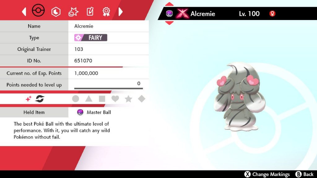8 x Shiny 6IV Gigantamax Alcremie + 4 x Shiny 6IV Gigantamax Milcery ...
