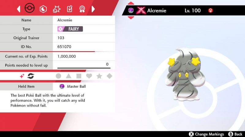 8 x Shiny 6IV Gigantamax Alcremie + 4 x Shiny 6IV Gigantamax Milcery ...