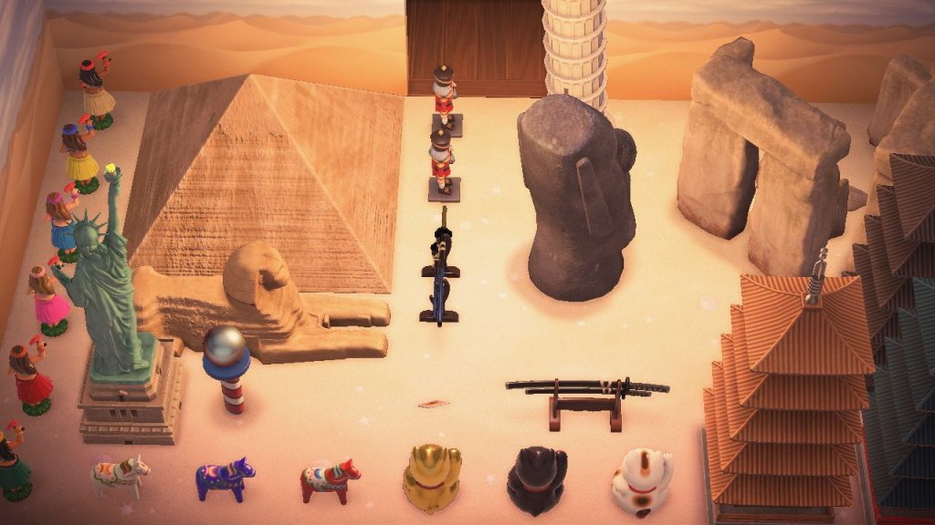 Gulliver Items + Statues + Status of Liberty + Tower of Pisa + Pyramid ...