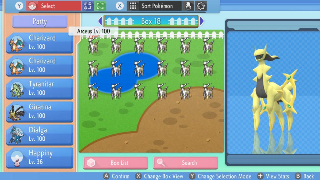 Shiny 6IV Max Stats Arceus in all forms Bundle for Pokemon Brilliant ...