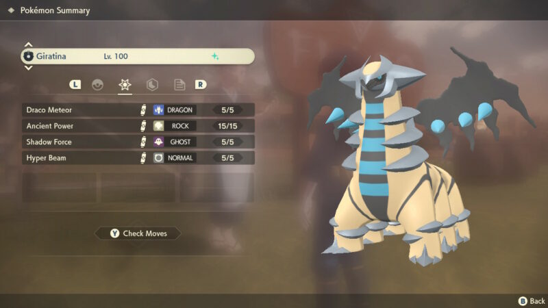Shiny 6IV Giratina in both forms - Altered and Origin forms Legendary ...