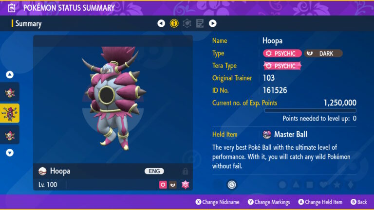 6IV Hoopa in both confined and unbound forms and Meloetta Bundle for ...
