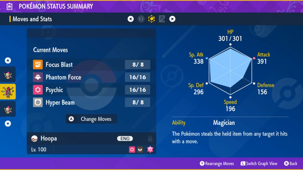 6IV Hoopa in both confined and unbound forms and Meloetta Bundle for Pokemon Scarlet and Violet ...