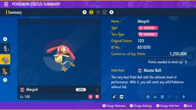 Shiny 6IV Lake Guardians Trio Three lakes of Sinnoh: Uxie, Mesprit, and ...