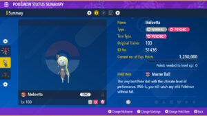 6IV Hoopa in both confined and unbound forms and Meloetta Bundle for Pokemon Scarlet and Violet ...