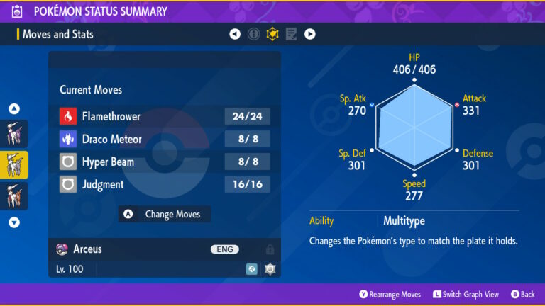 Shiny 6IV Max Stats Arceus in all forms Bundle for Pokemon Brilliant ...