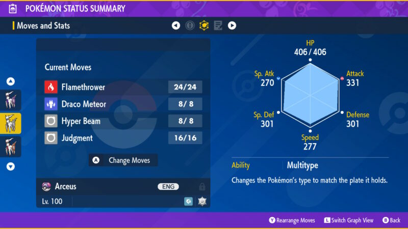 Shiny 6IV Max Stats Arceus in all forms Bundle for Pokemon Brilliant ...