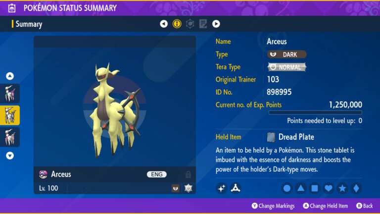 Shiny 6IV Max Stats Arceus in all forms Bundle for Pokemon Brilliant ...