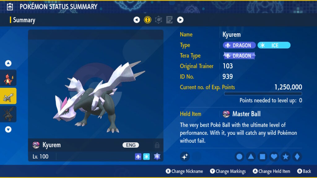 Shiny 6IV Kyurem, Reshiram and Zekrom with Master balls Tao Trio Legendary Bundle for Pokemon ...