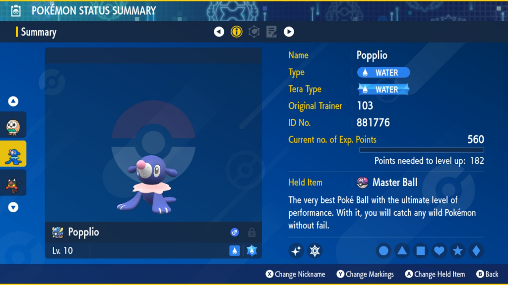 Shiny 6IV Alola Alolan Starters with Hidden Abilities and Master Balls ...