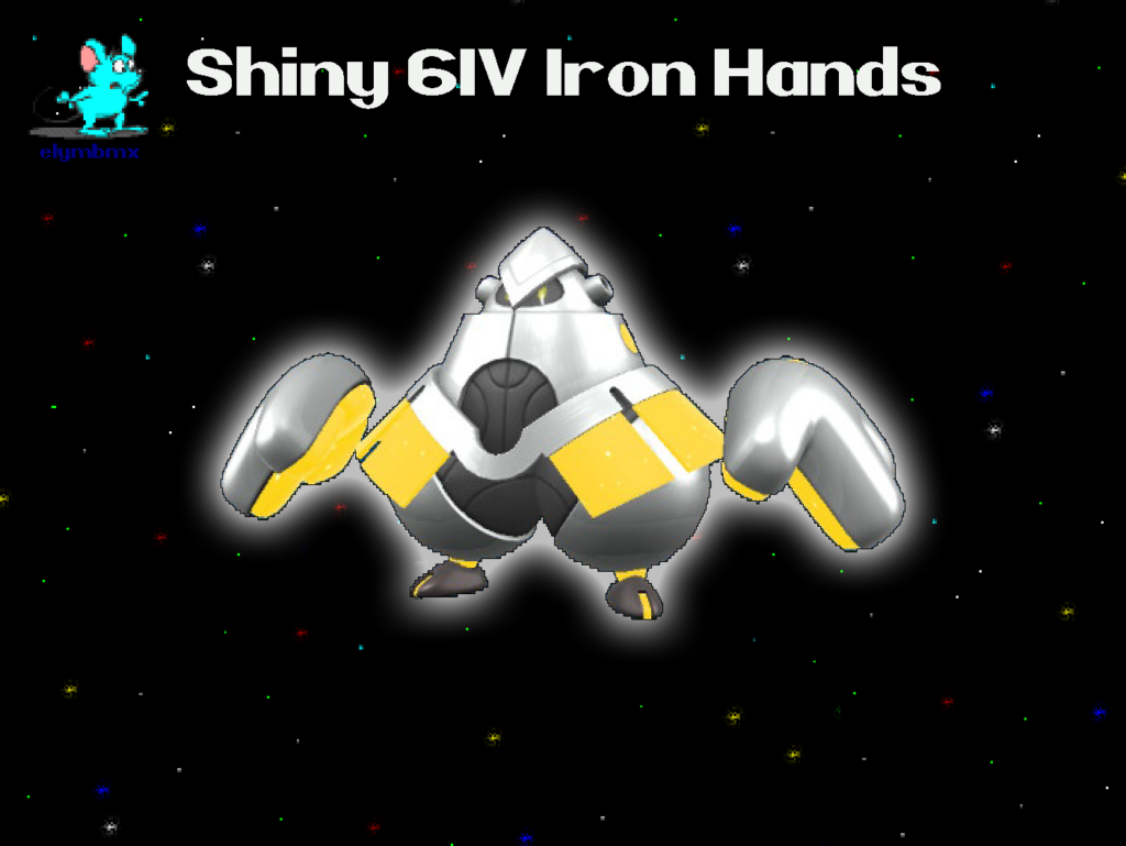 Shiny 6IV Iron Hands with Shell Bell for Pokemon Scarlet & Violet - elymbmx